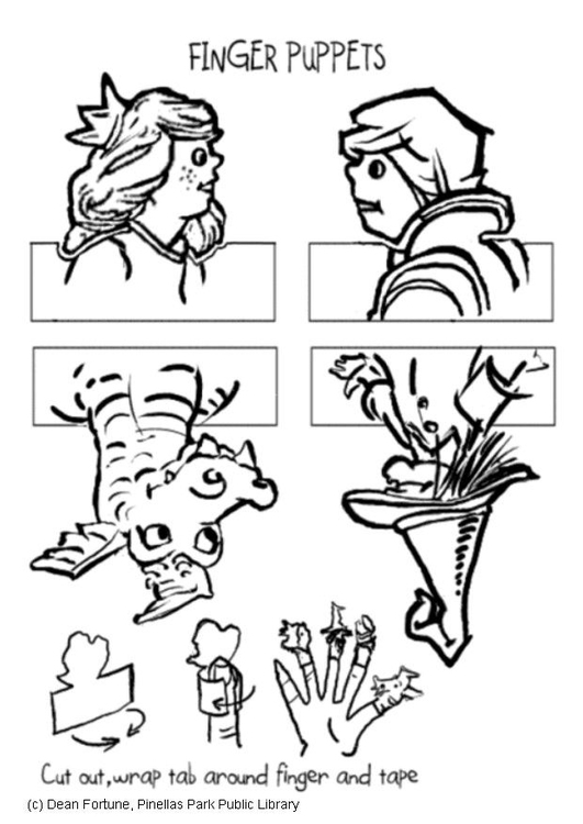 Basteln Fingerpuppen - Basteln für Kinder.