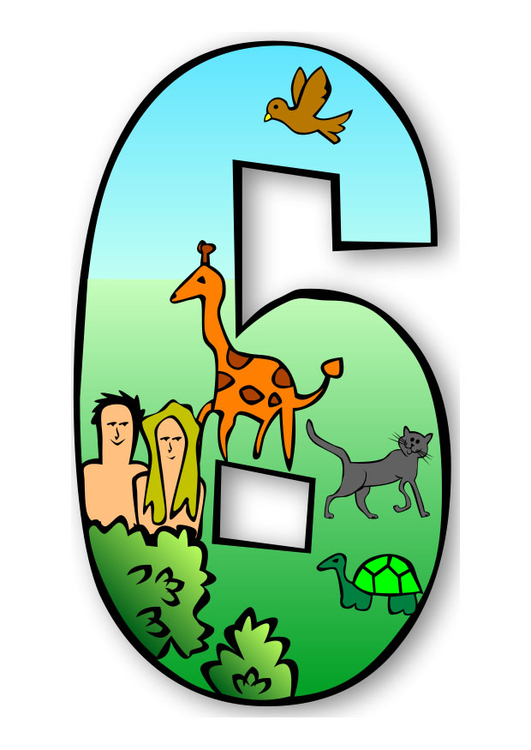 Bild Die Schöpfung- Tag 6 - Kostenlose Bilder Zum Ausdrucken - Bild 26248.