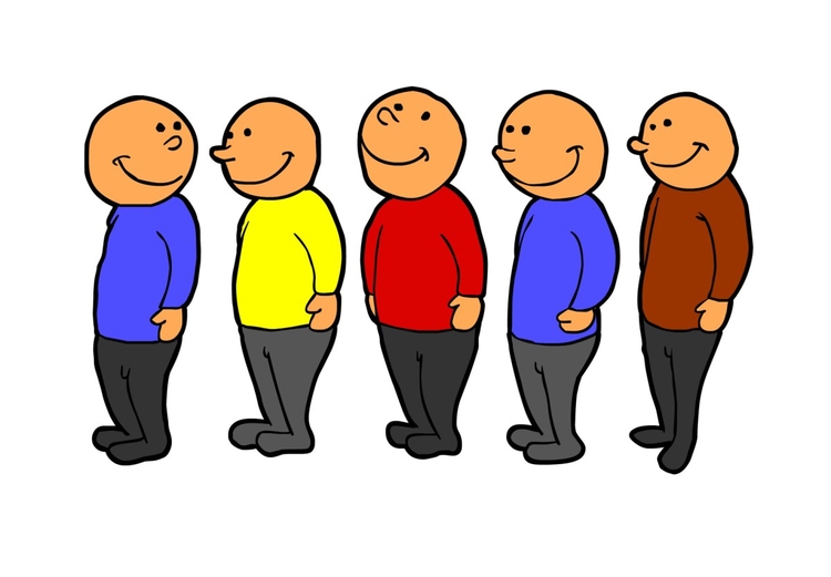 Bild in der Reihe stehen - Kostenlose Bilder Zum Ausdrucken - Bild 15042.