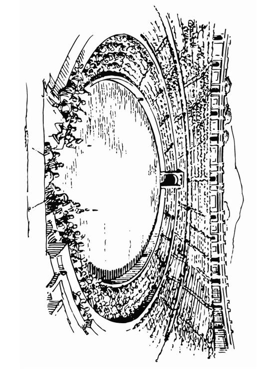 Malvorlage Amphitheater - Kostenlose Ausmalbilder Zum Ausdrucken - Bild ...