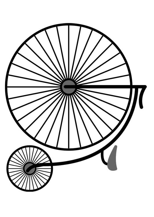 Malvorlage Fahrrad - Kostenlose Ausmalbilder Zum Ausdrucken - Bild 25717.