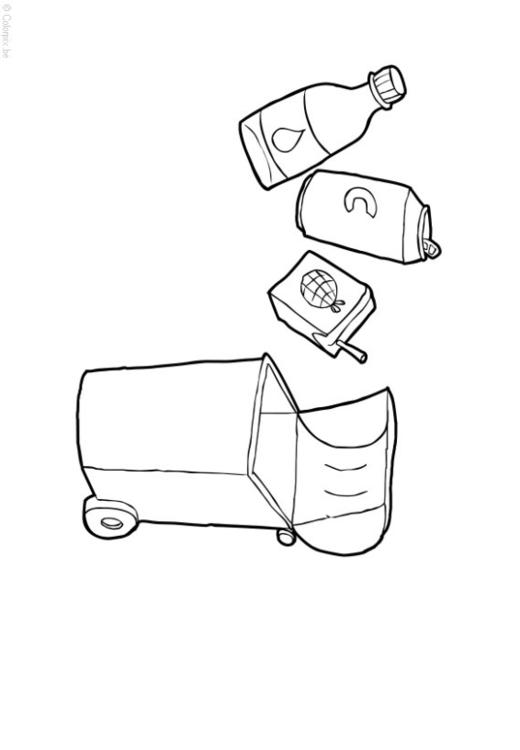 Malvorlage Restabfall - Kostenlose Ausmalbilder Zum Ausdrucken - Bild ...
