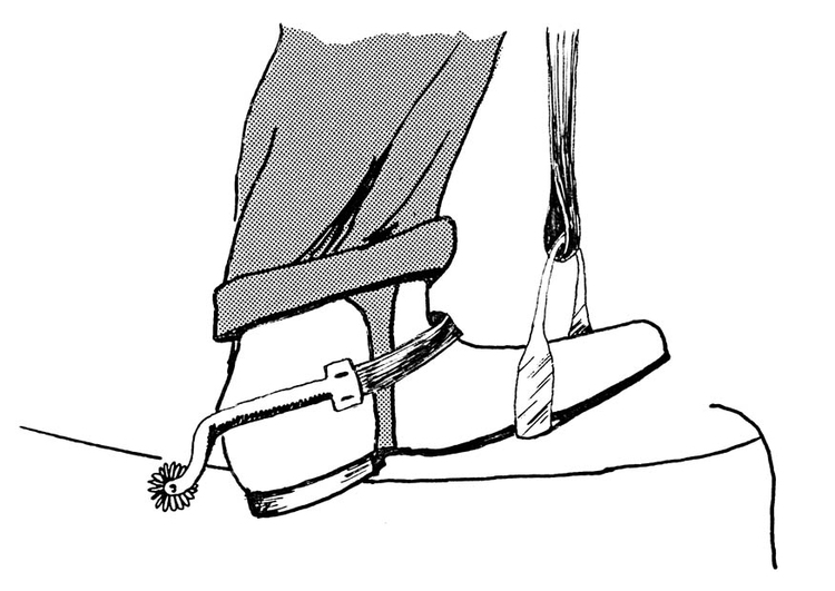 Malvorlage Sporen - Kostenlose Ausmalbilder Zum Ausdrucken - Bild 18842.